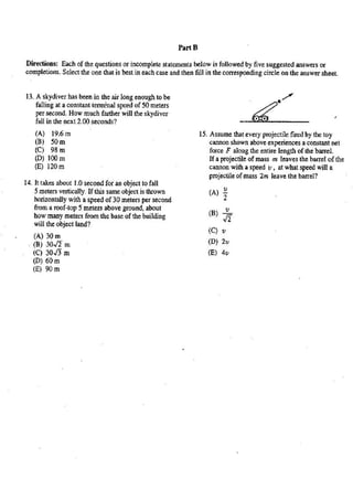 Sat2 og physics | PDF