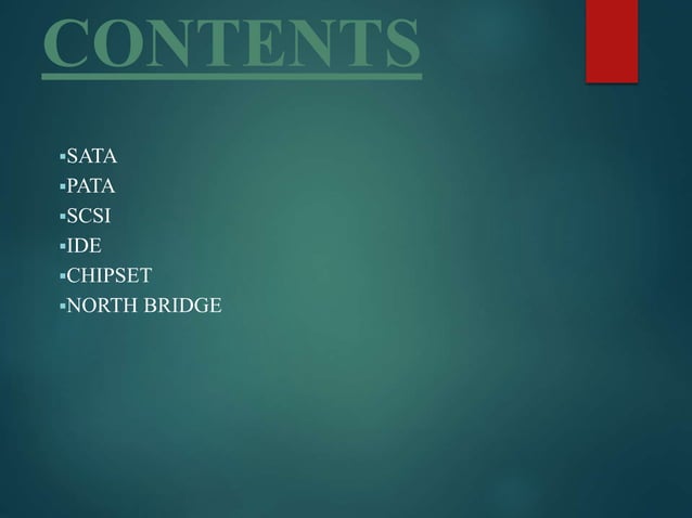 SATA.pptx | Computer Peripherals | Computing