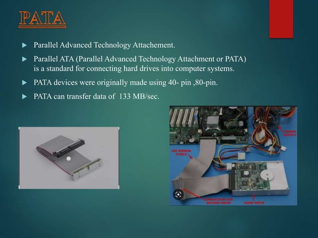 SATA.pptx | Computer Peripherals | Computing