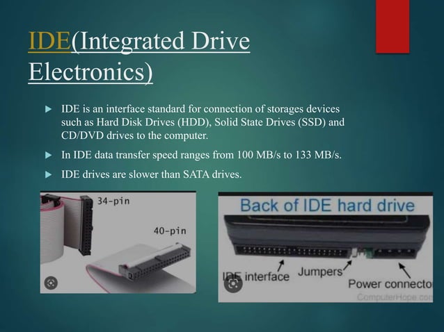 SATA.pptx | Computer Peripherals | Computing