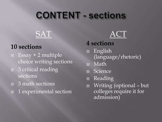 Sat act powerpoint | PPTX