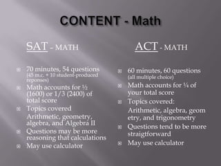 Sat act powerpoint | PPTX