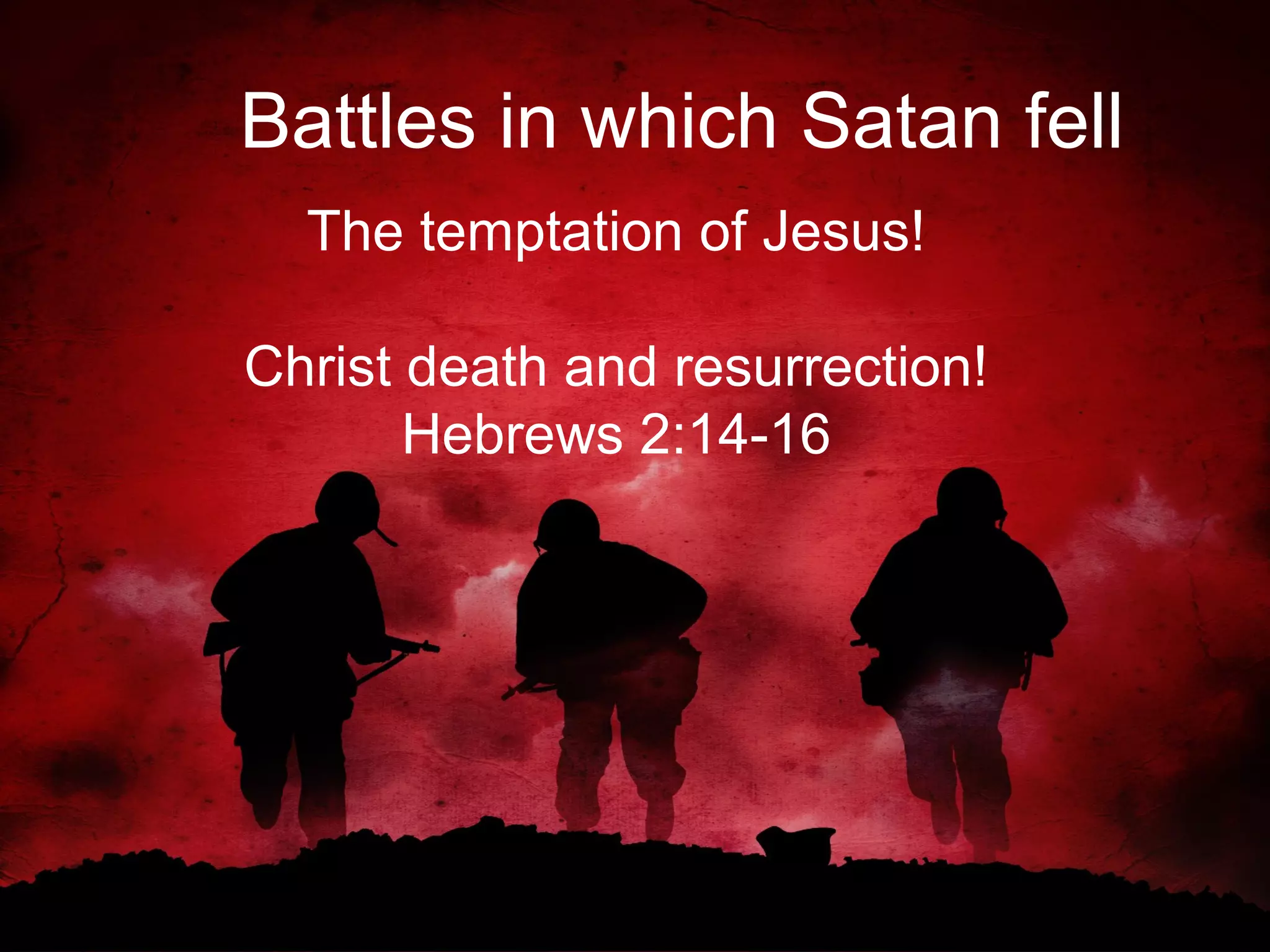 Satan fallen from heaven | PPT