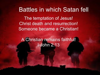 Satan fallen from heaven | PPT