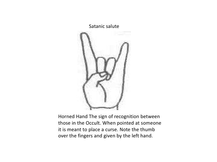 Satanic Hand Signs And Symbols
