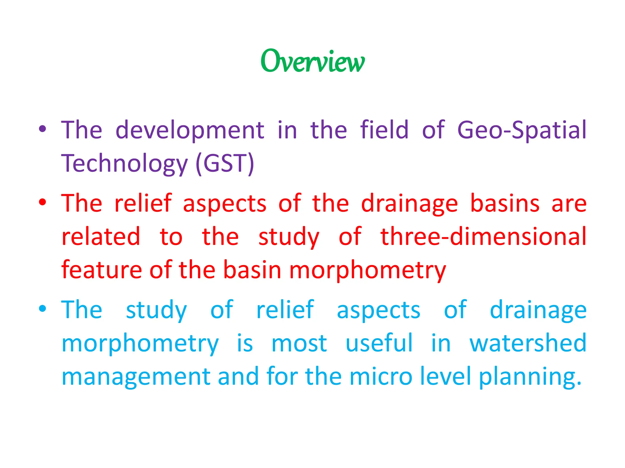 Satara Presentation on applications of geospatial techniques | PPT