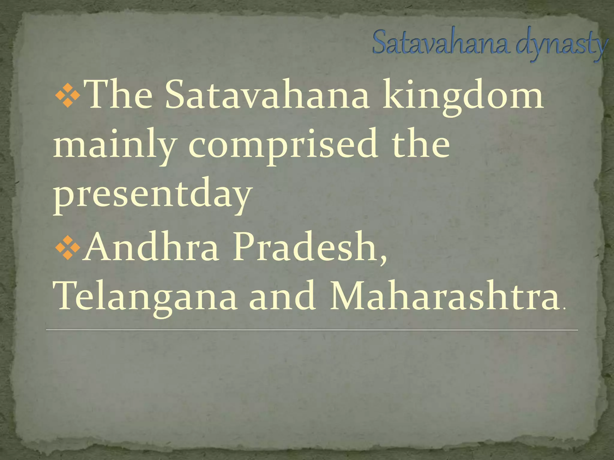 Satavahana dynasty | PPTX