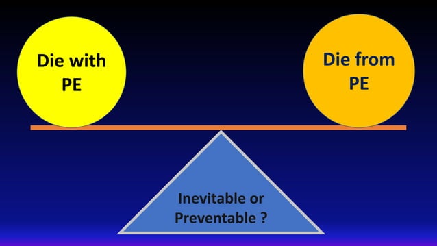How to prevent fatal pulmonary embolism | PPT