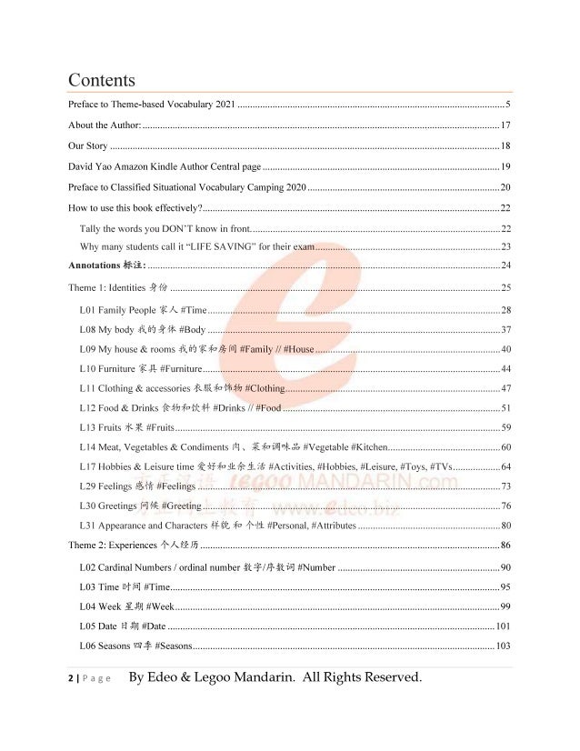 SAT Chinese Theme-based Chinese Vocabulary (4040 words) Sample.pdf