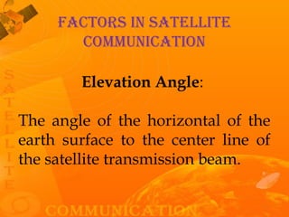 Basic of Satellite Communication | PPT
