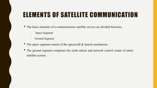 satellite communication and deep space networks | PPTX