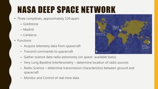 satellite communication and deep space networks | PPTX