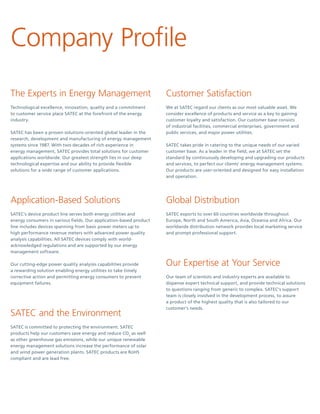 Catálogo Satec 2012 | PDF
