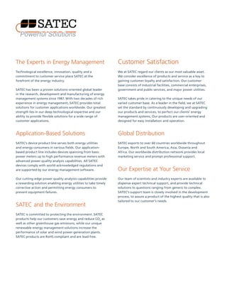 Satec catalog 2012_second-edition | PDF