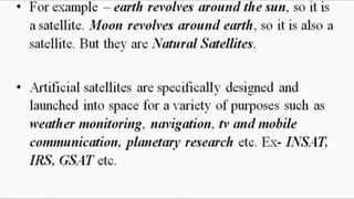 SATELITE COMMUNICATION UNIT 1 CEC352 REGULATION 2021 PPT BASICS OF ...