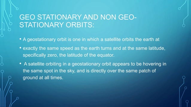 SATELITE COMMUNICATION UNIT 1 CEC352 REGULATION 2021 PPT BASICS OF ...