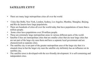 Satellite town planning | PDF