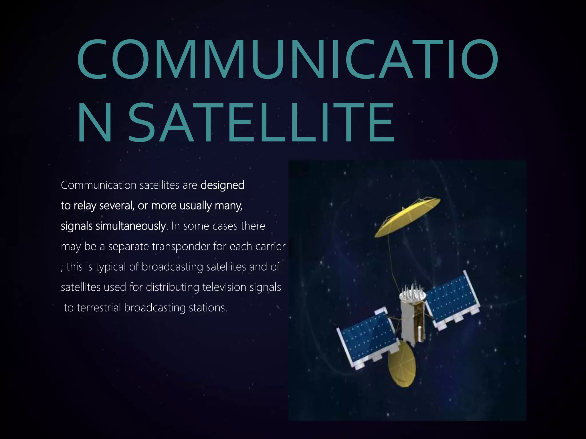 Different types of satellites | PPTX