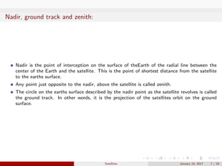 Different Types of Earth Observation Satellites | PDF