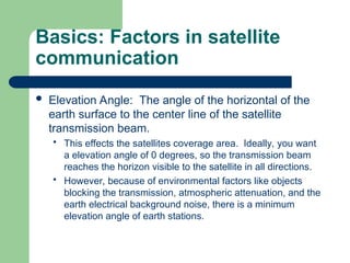 satellite communications presentation .ppt