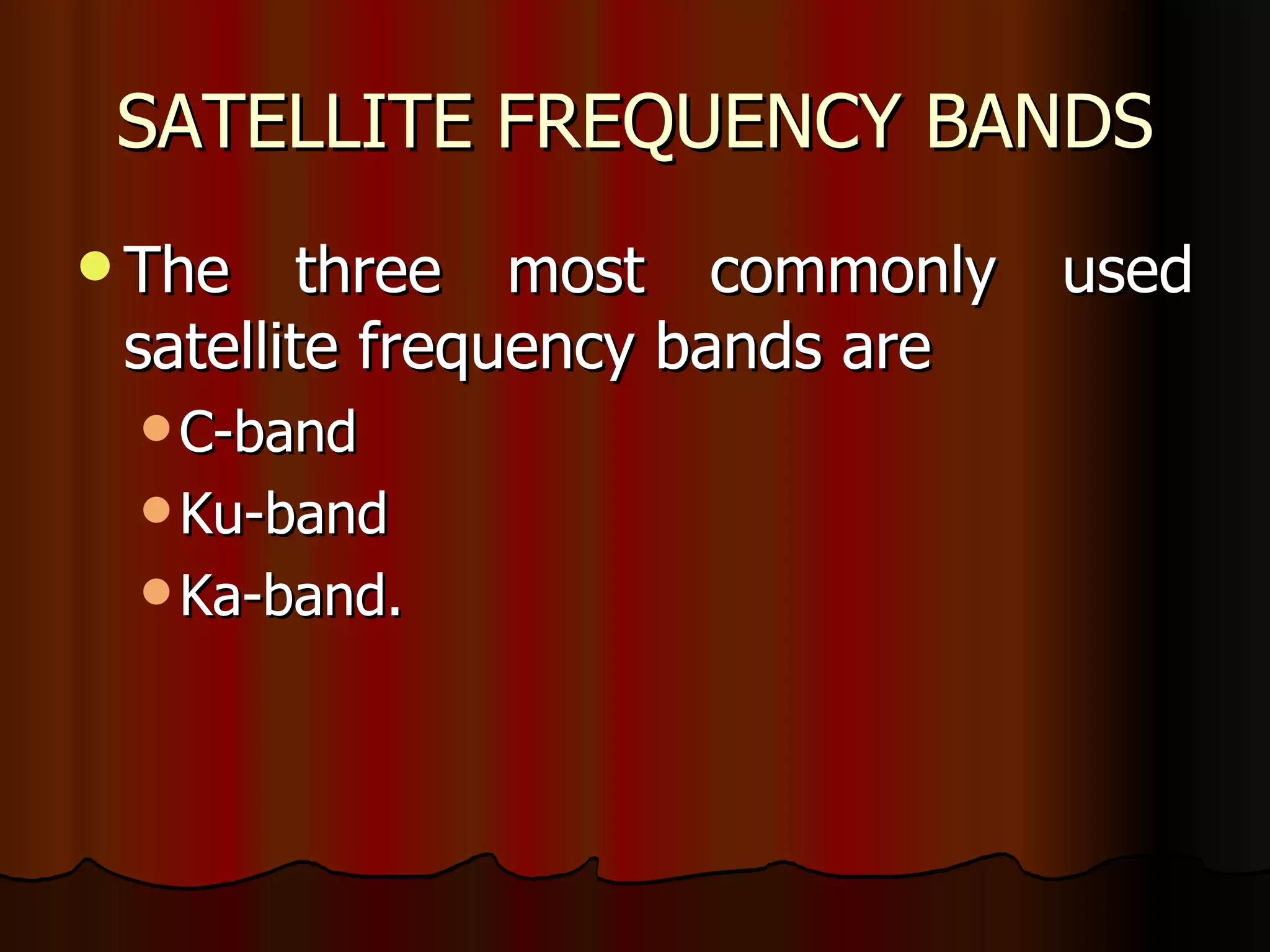 Satellite Bands | PPT