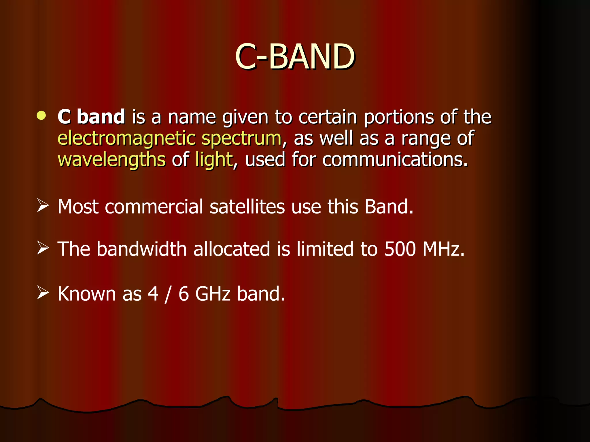 Satellite Bands | PPT