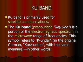 Satellite Bands | PPT