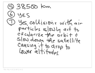 Satellite Problems | PDF