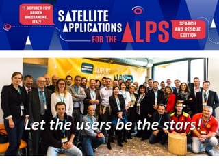 EENA 2018 - Satellite applications for emergency response, search and ...