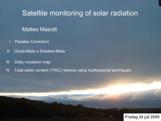 Satellite Cloud Mask | PPT