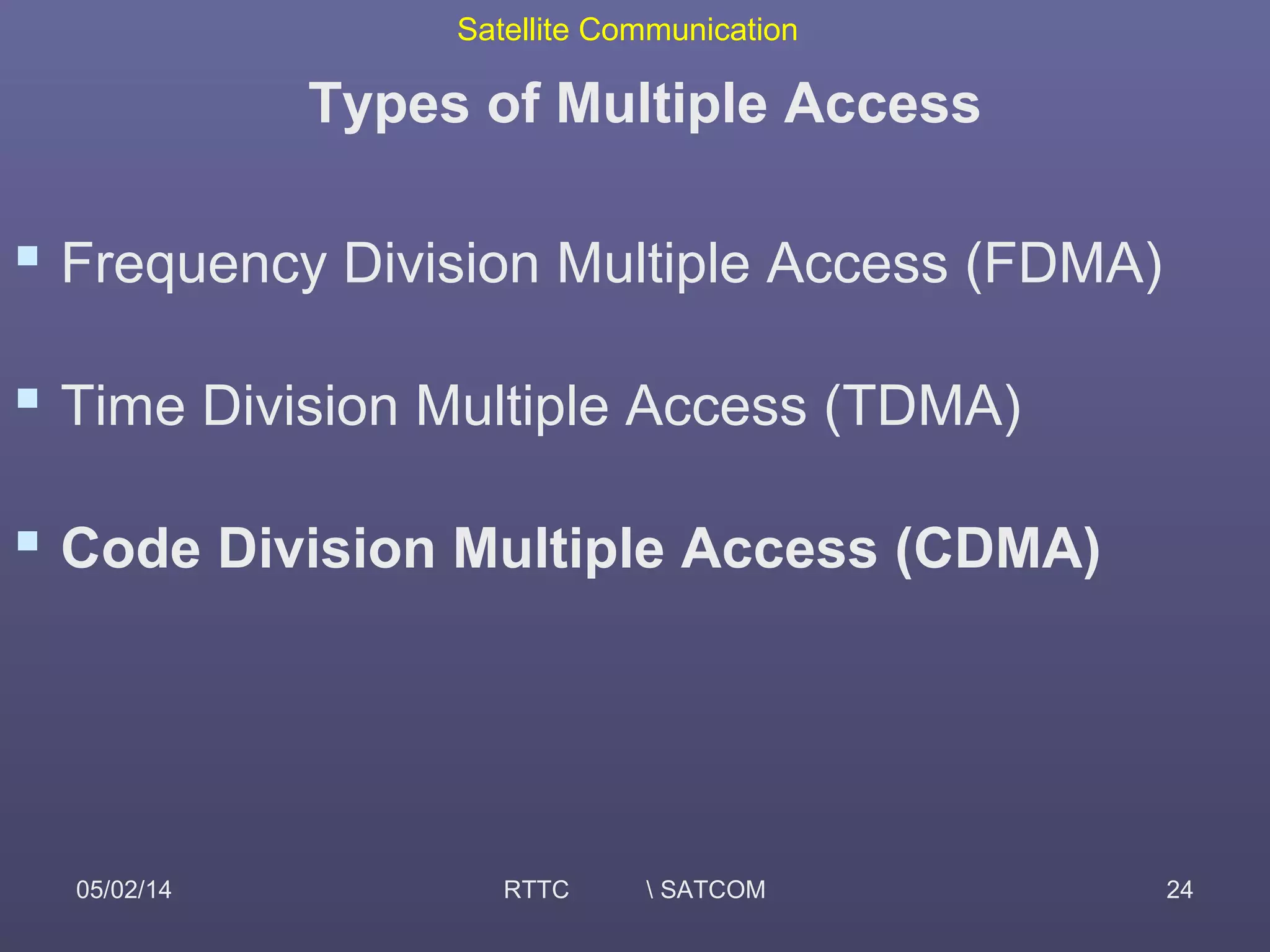 Satellite Communication Basics Ppt Computer Networking Computing