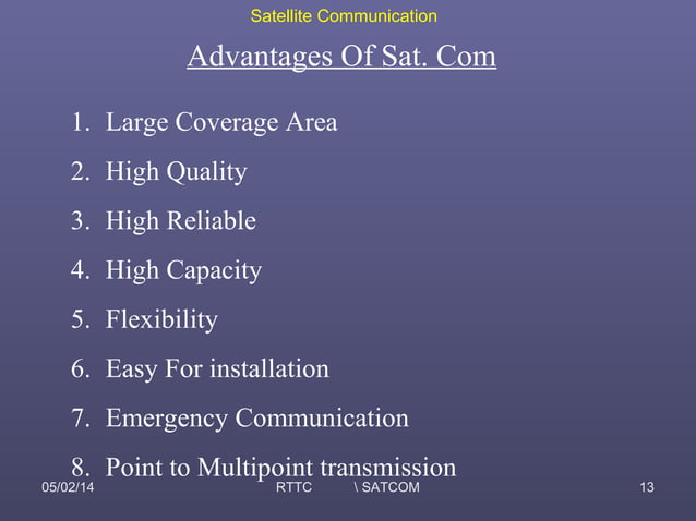 Satellite Communication Basics Ppt Computer Networking Computing