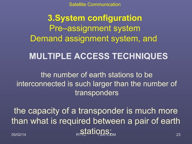 Satellite communication Basics | PPT | Computer Networking | Computing