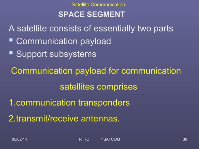 Satellite communication Basics | PPT | Computer Networking | Computing