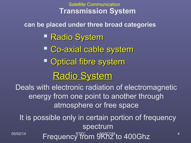 Satellite Communication Basics Ppt Computer Networking Computing
