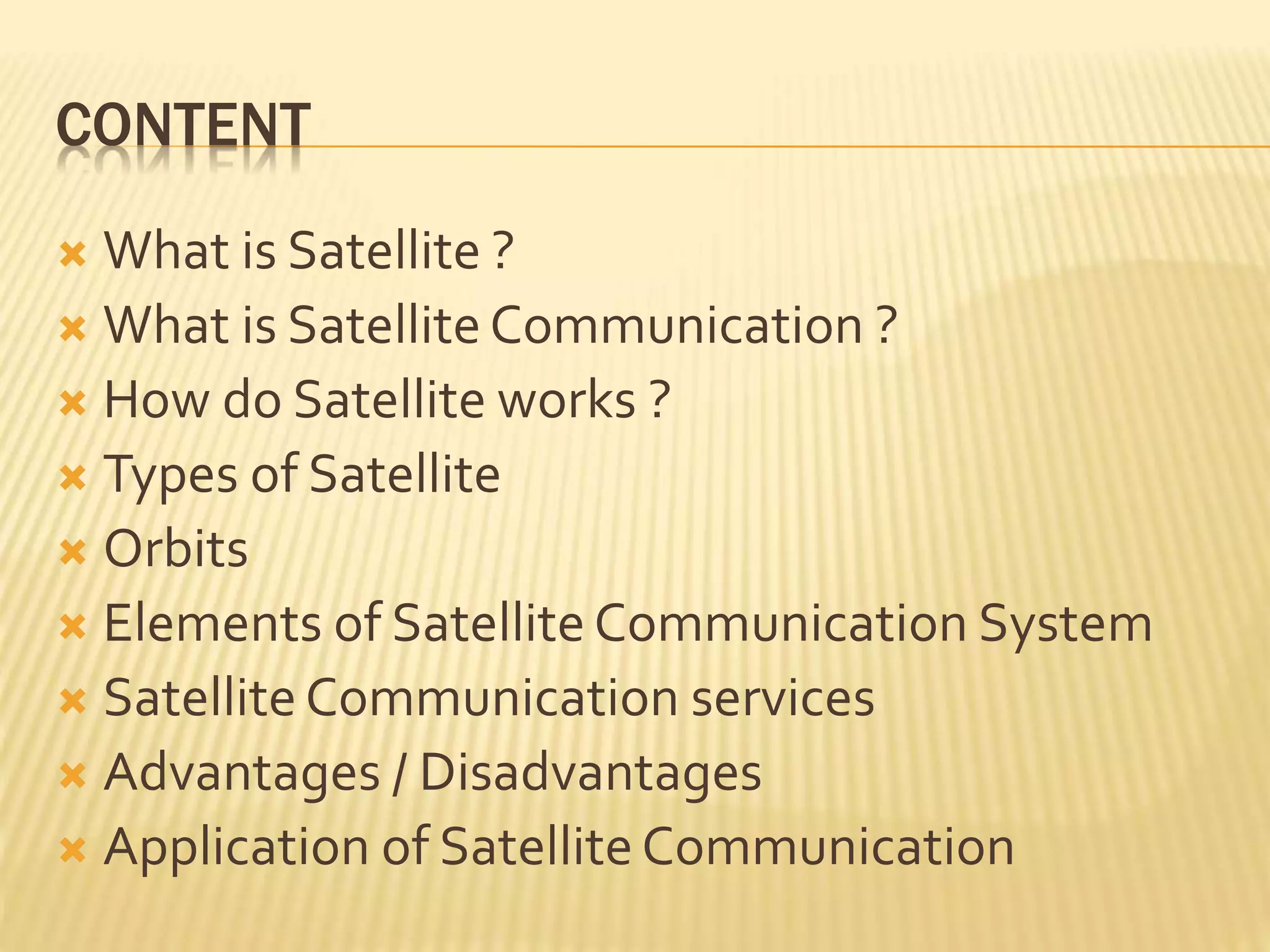 Satellite Communication | PPT