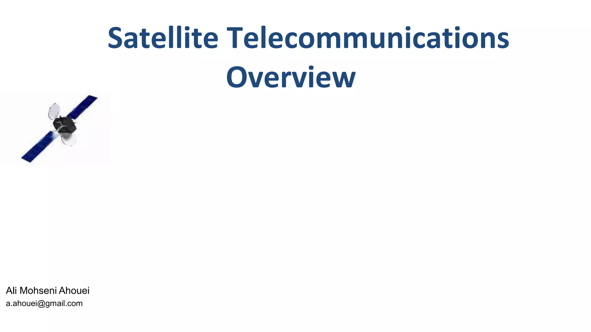 Satellite communication | PPTX
