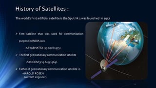 Satellite communication | PPTX