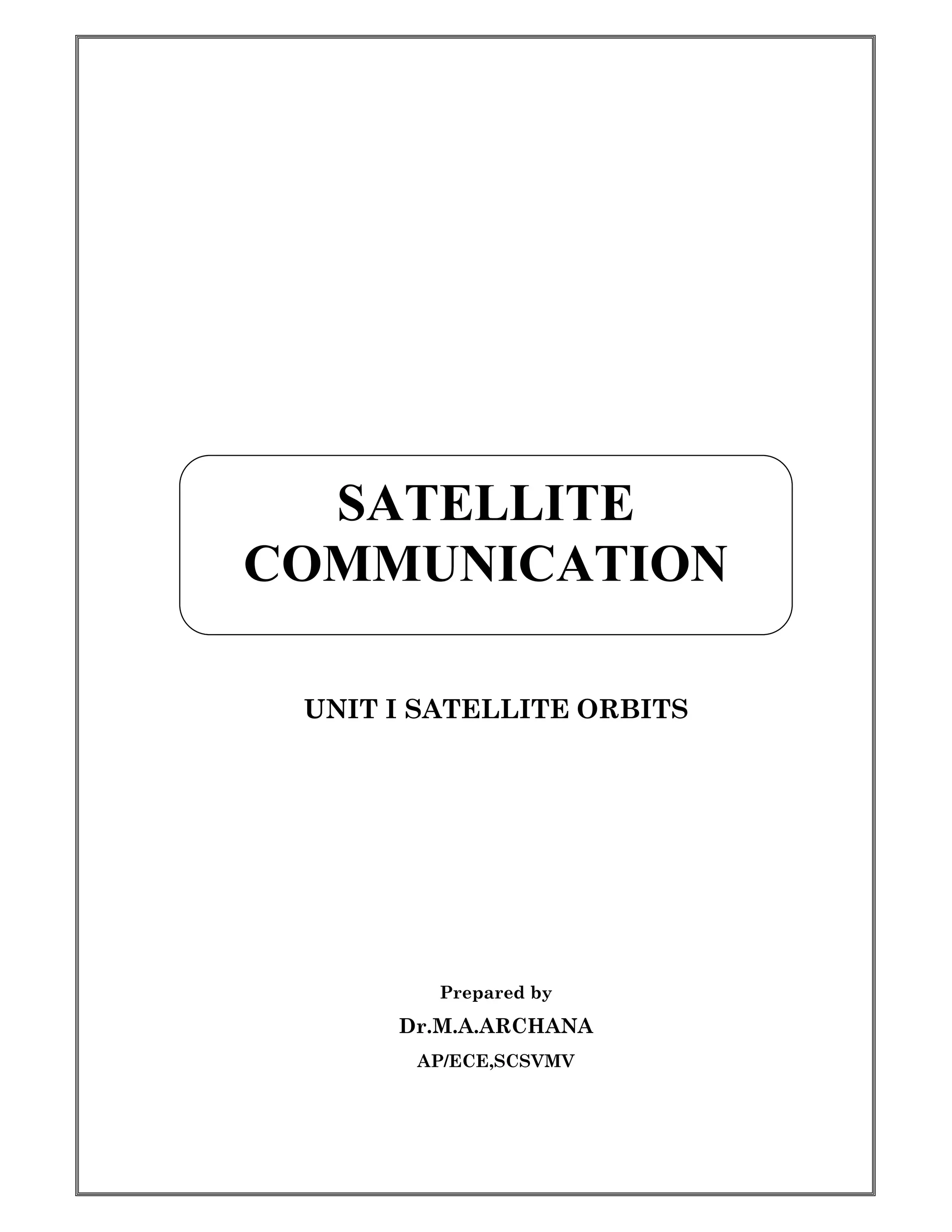 SATELLITE_COMMUNICATION.pdf | Geography | Science