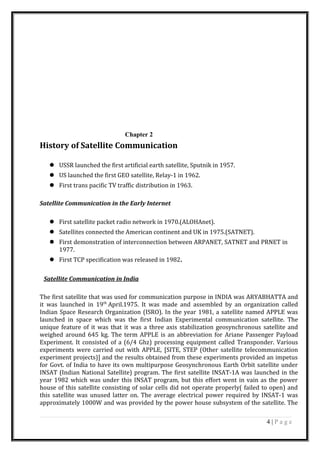 Satellite communication full report original 2 | PDF