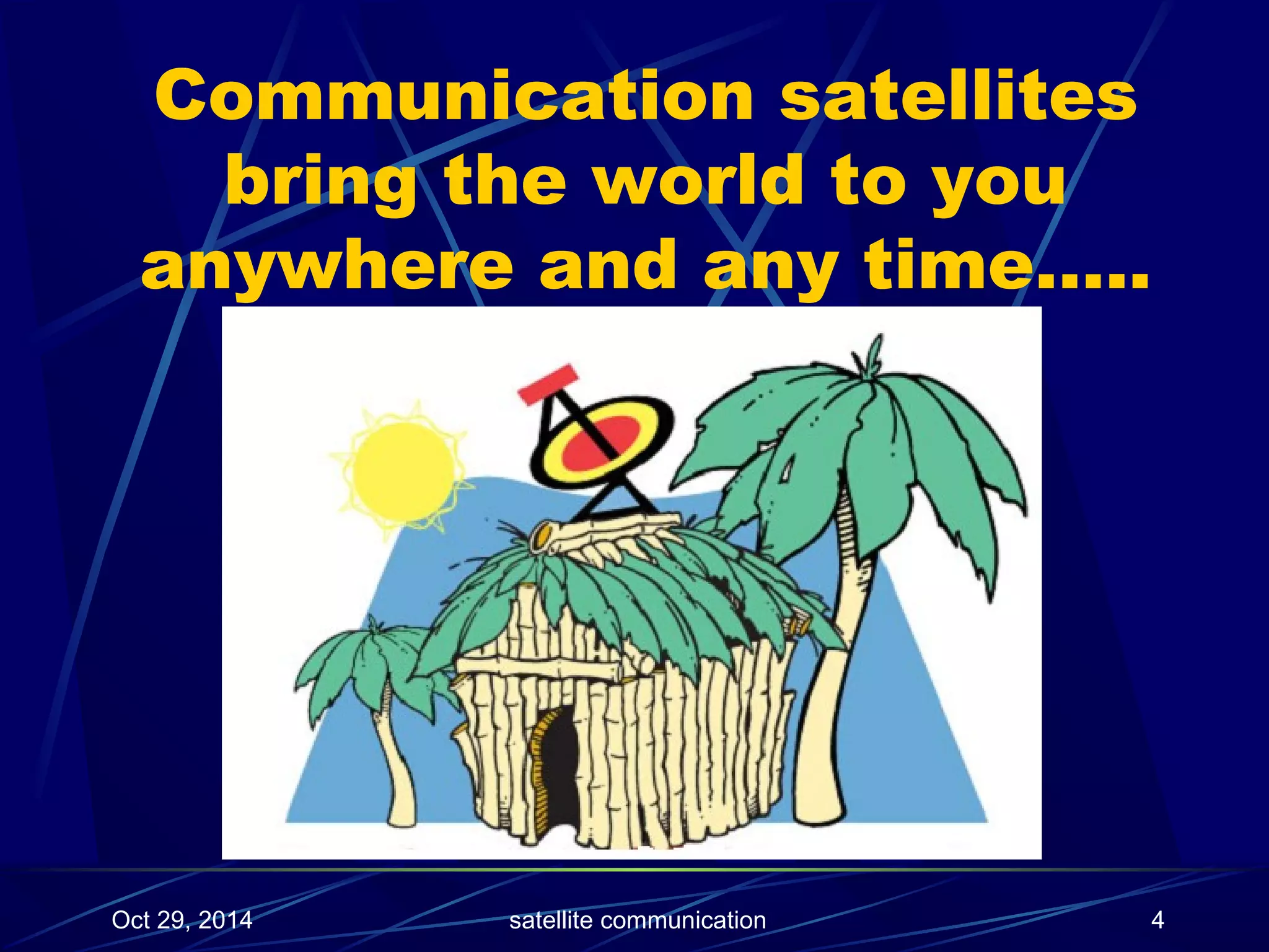 Satellite communications ppt | PPT