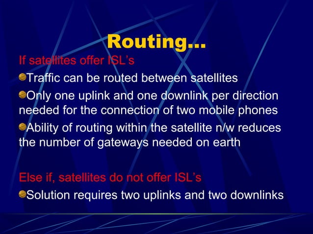Satellite Communications Ppt Ppt Computer Networking Computing
