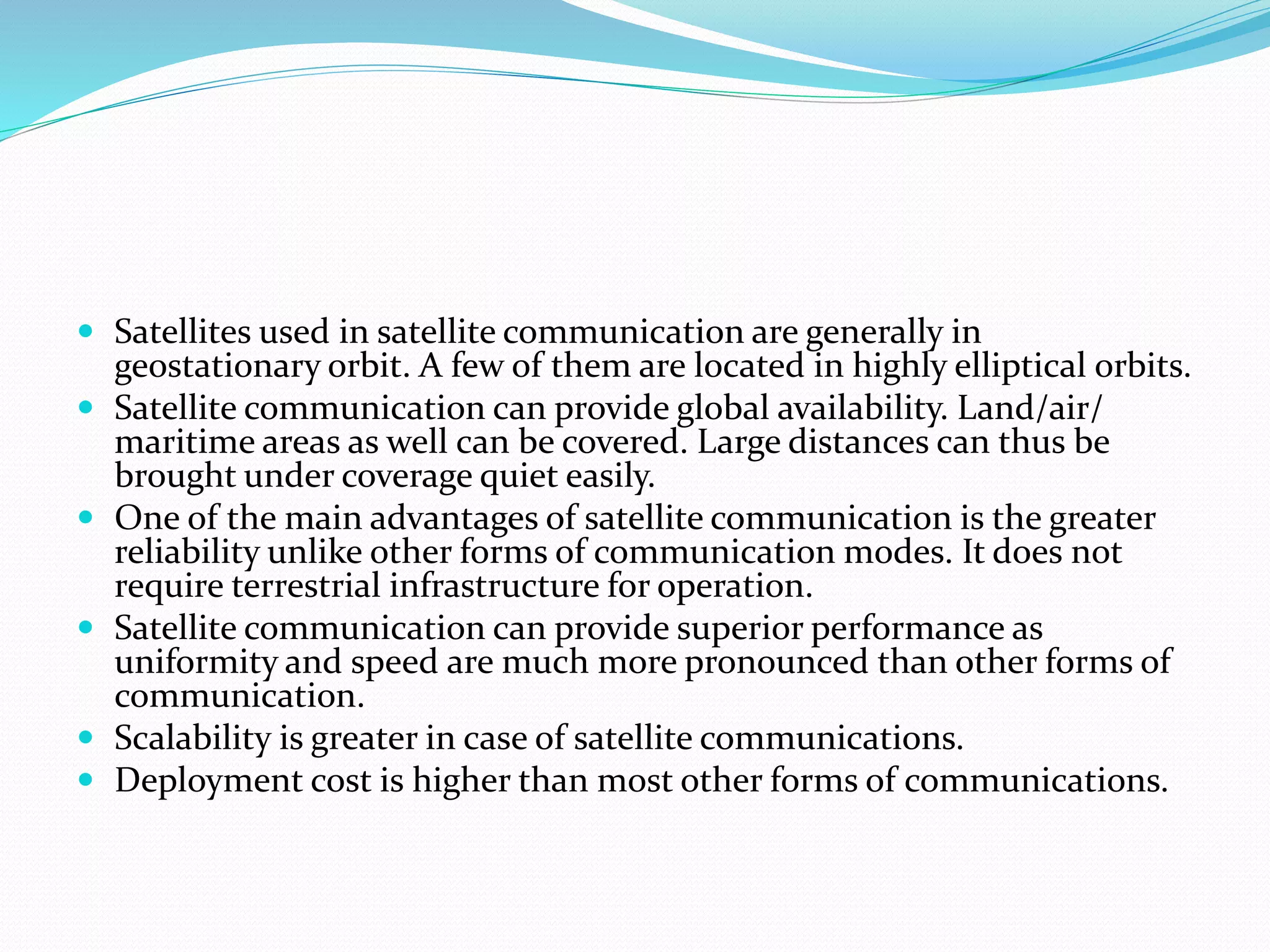 Satellite Communication Technology | PPTX