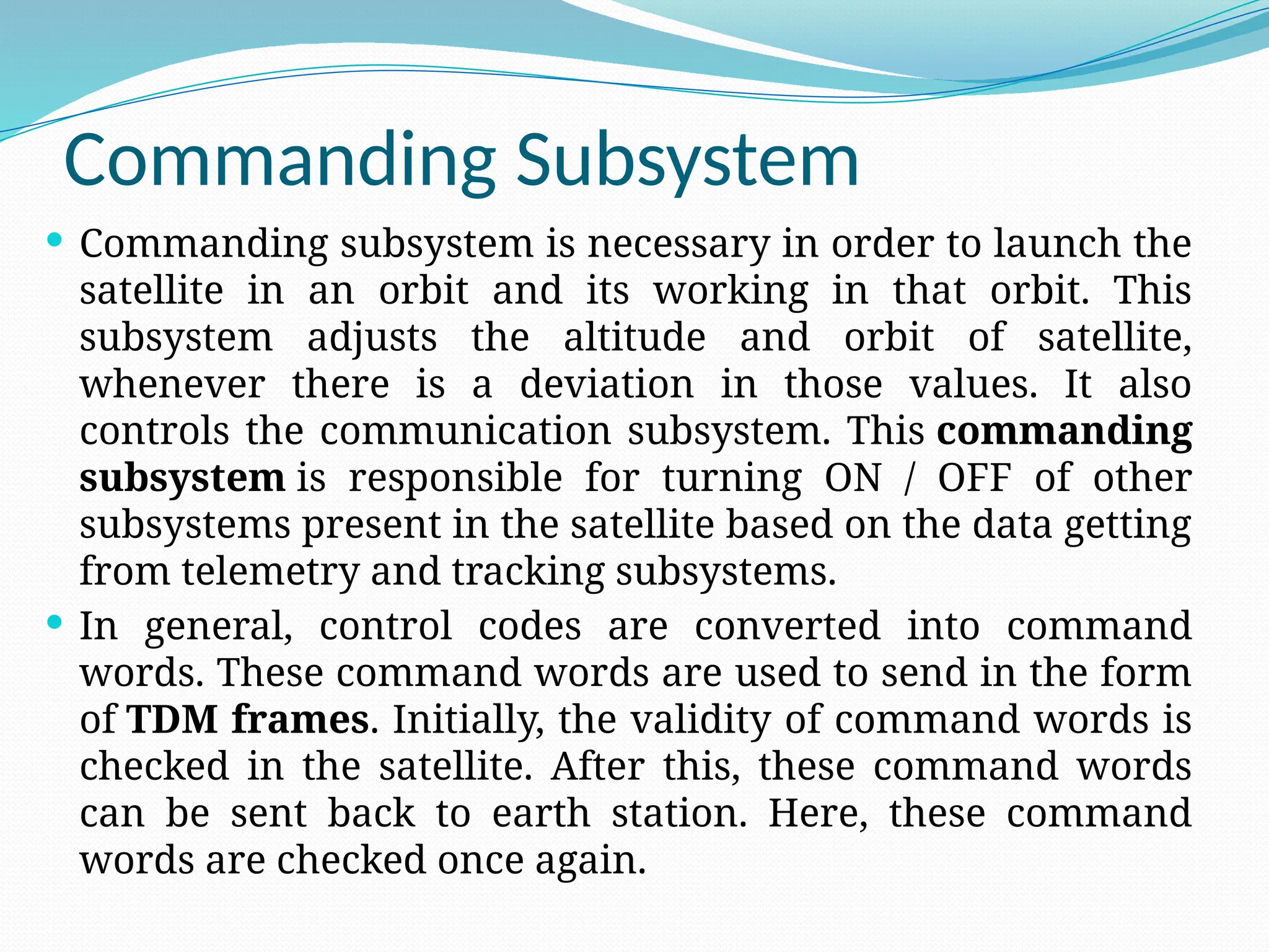 satellite comm unit 2 final power point presentation | PPTX