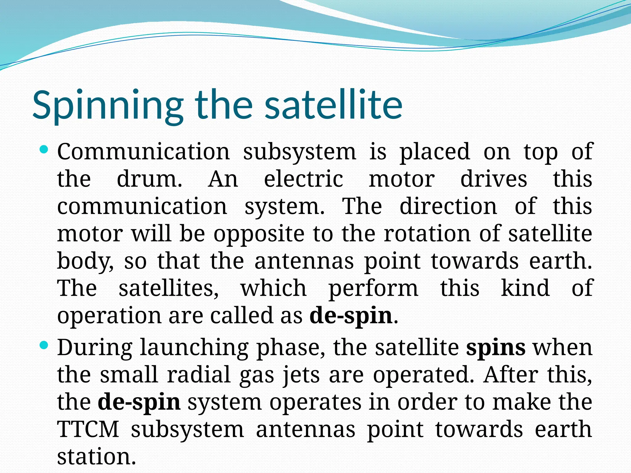 satellite comm unit 2 final power point presentation | PPTX