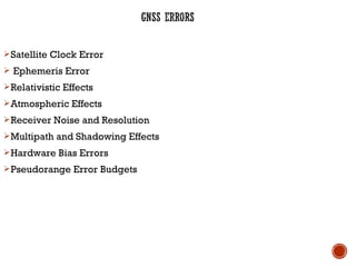GNSS Satellite System Basics by ASIM khan GNSS-7 | PPT
