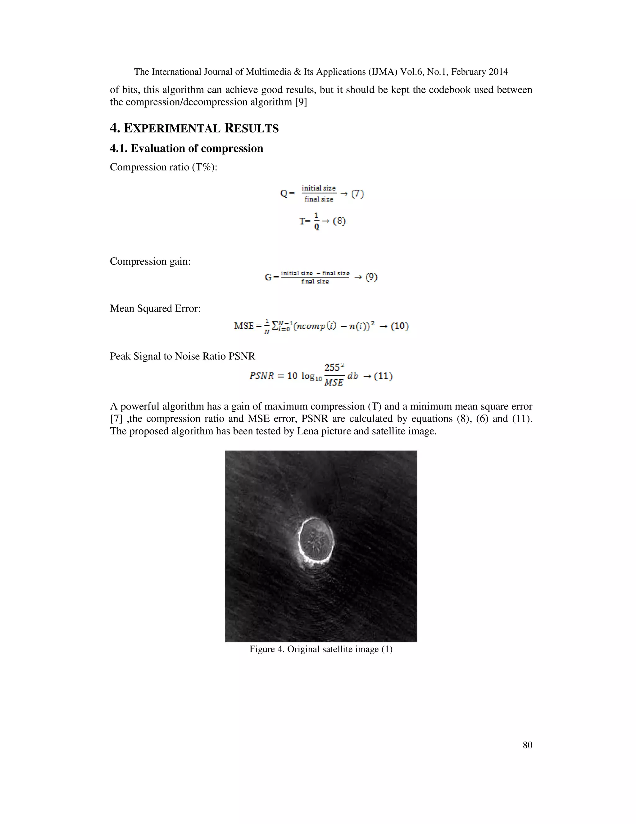 Satellite Image Compression Algorithm Based On The Fft Pdf 2095