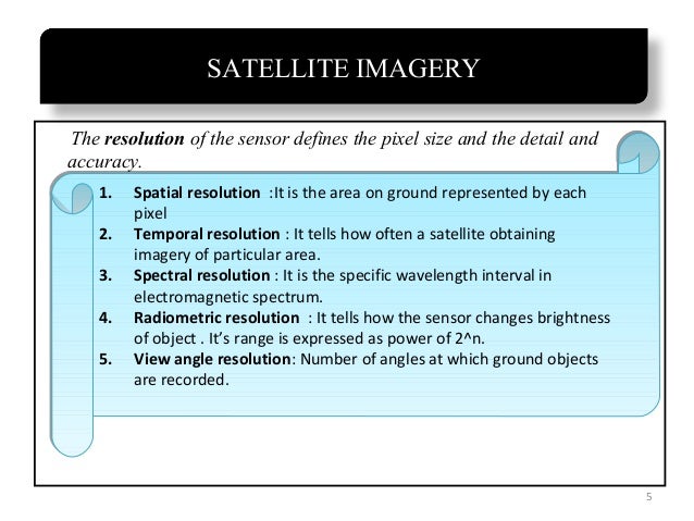 Satellite image processing