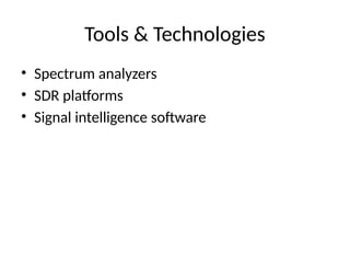 Technical and Operational Frameworks for Satellite Signal Interception ...