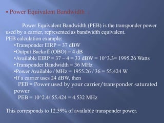Satellite link design | PPTX